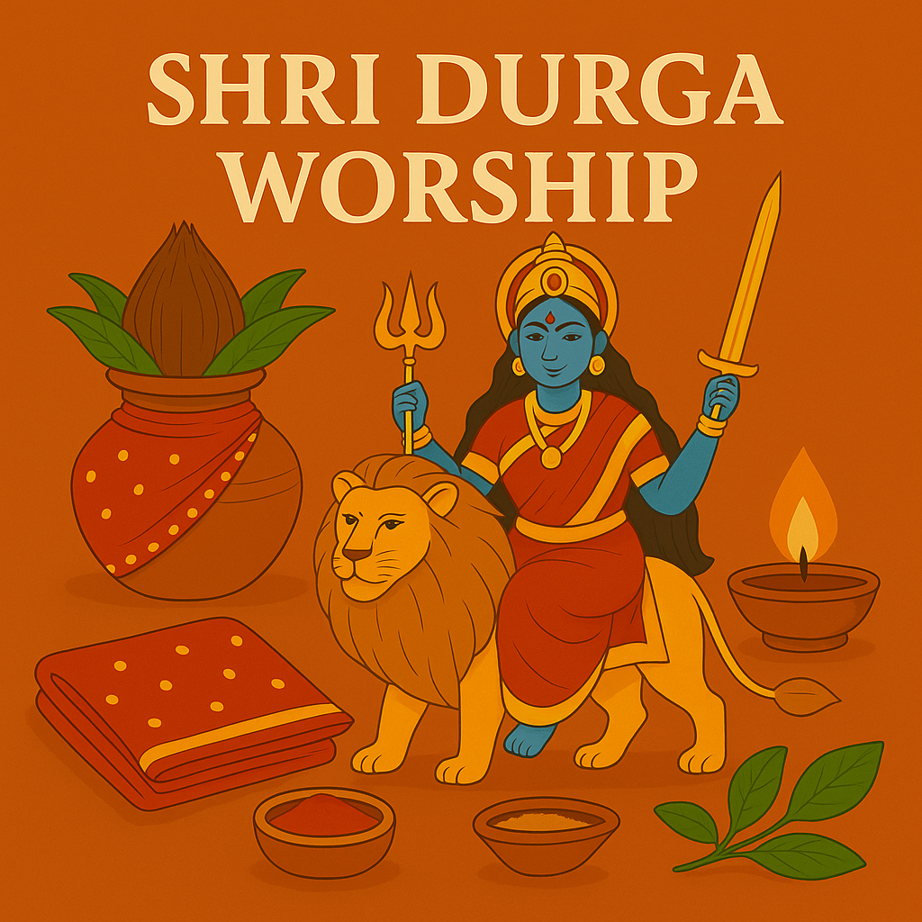 Shri Durga Worship Samagri Kits (श्री दुर्गा पूजा सामग्री) – dharmayug