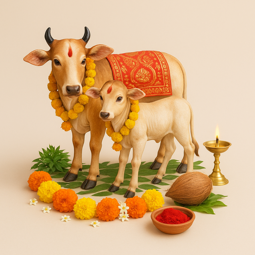 Shri Bachh Barsa Pooja Samagri Kit – Complete Set by Dharmayug – dharmayug